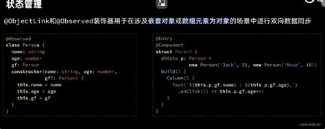 鸿蒙开发 状态管理 鸿蒙next 列表嵌套 observed csdn博客