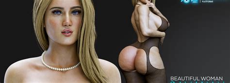 Realistic Sexy Girl Naked Rigged FlippedNormals