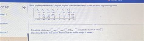 Solved Use A Graphing Calculator Or A Computer Program For