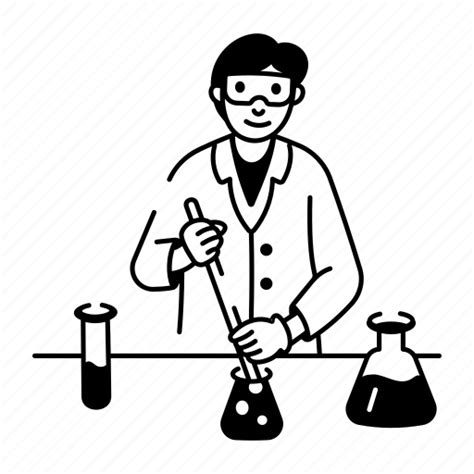 Chemist Scientist Lab Testing Experiment Icon Download On Iconfinder