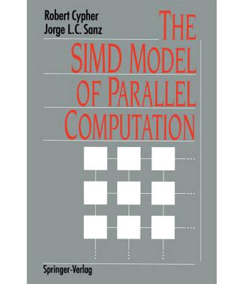 The Simd Model Of Parallel Computation Buy The Simd Model Of Parallel