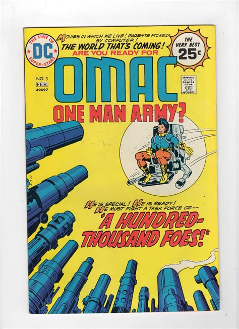 Omac 3 Jan Feb 1975 Dc Fine Comic Books Bronze Age Dc Comics