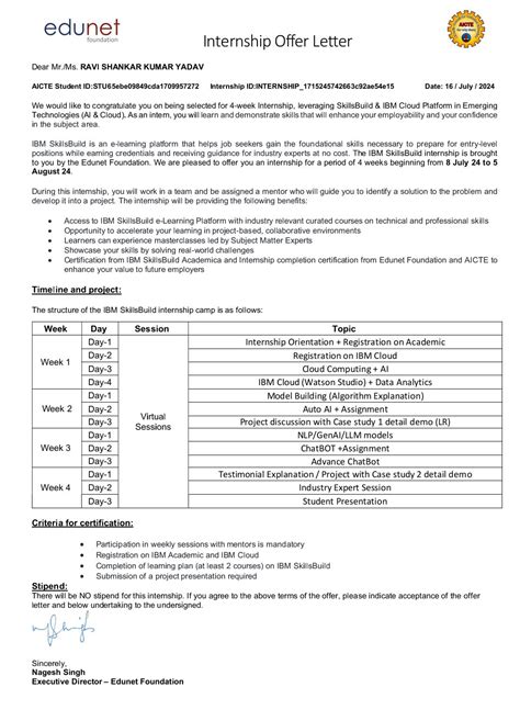 Ravi Shankar Yadav On Linkedin Internship Ai Cloud Skillsbuild Ibmcloud Technologies Ibm…