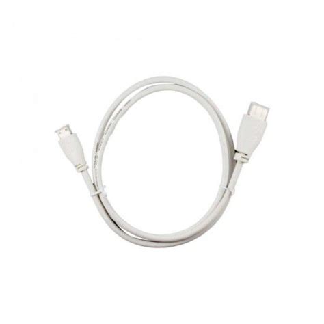 Official RPi Mini HDMI To STD HDMI Cable 1m White