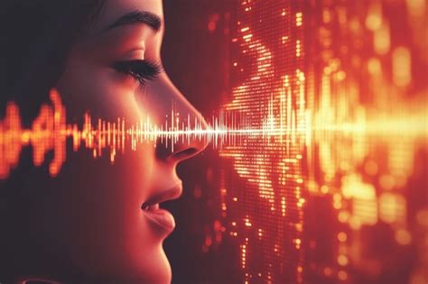 Neuromorphic Computing Brain Mapping And Sensory Processing Disorder Womans Profile Surrounded