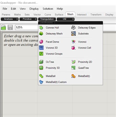 How To Set Back The User Interface In Grasshopper Grasshopper