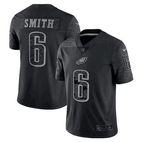 Eagles Devonta Smith Reflective Limited Black Jersey Us Sports Nation