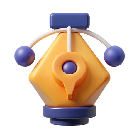 Premium Photo Pen Tool Cursor The Curve Control Pointsgraphic Design Software 3d Vector Icon