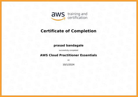 Prasad Bandagale On Linkedin Aws Cloudpractitioner Awscertified