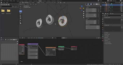 One Of The Objects Rotates Around The X Axis While The Other One Rotates Inside Out Why So