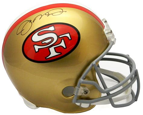 Joe Montana Autographed Signed 49ers Throwback Riddell Full Size