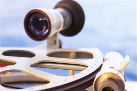 Premium Photo Sextant Marine Navigation Measuring Device