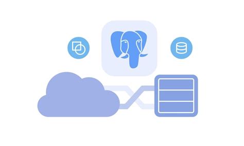 Premium Vector Cloud Sql Flat Illustration