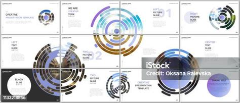 최소한의 프리 젠 테이 션 디자인 흰색 바탕에 파란색 화려한 원 요소와 포트폴리오 벡터 템플릿 프리 젠 테이 션 슬라이드 전단지 전단지 브로셔 커버 보고서 용 다목적