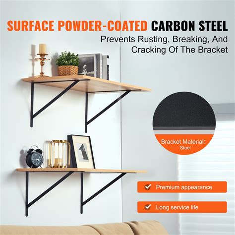 Vevor Shelf Bracket 18 X 12 In 12 Pcs Heavy Duty Floating Shelf