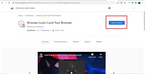 How To Lock Edge Or Chrome With A Password On Windows 10 Computers