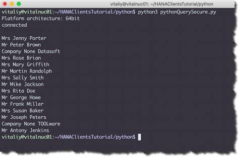 Secure Connection From Python To Sap Hana Sap Community