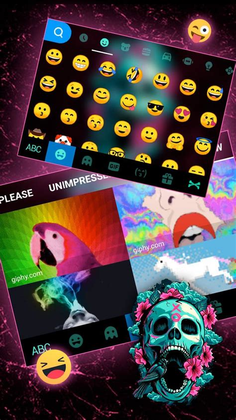 Roses Floral Skull Keyboard Theme Apk For Android Download