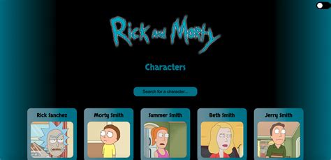 Github Karatashev Rick Morty Api Rick Morty Api