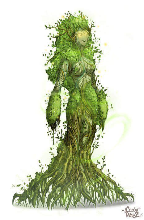 Officiant Earth Elemental Character Design Earth Elemental Humanoid