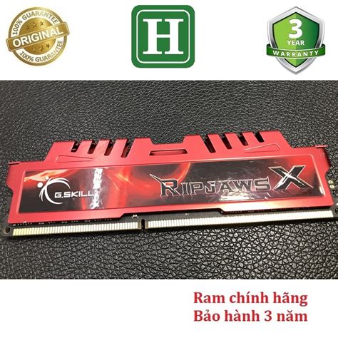 Ram Pc Ddr3 4gb Bus 1600 12800u Ram Bộ Hiệu Gskill Tháo Máy Chính