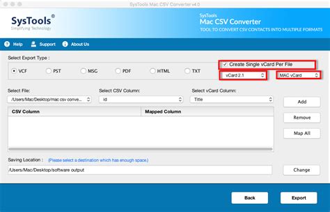 Best Csv To Vcard For Mac Software Convert Export Csv File To Vcf