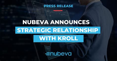 Nubeva Announces Strategic Relationship With Kroll