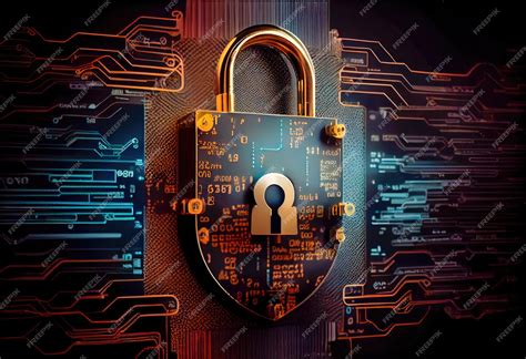 Premium Photo Cyber Security Lock Internet Technology Concept Of Cybersecurity And Data