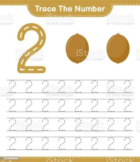 숫자를 추적합니다 키위와 함께 추적 번호 교육 어린이 게임 인쇄 워크 시트 벡터 일러스트레이션 0명에 대한 스톡 벡터 아트 및 기타 이미지 Istock