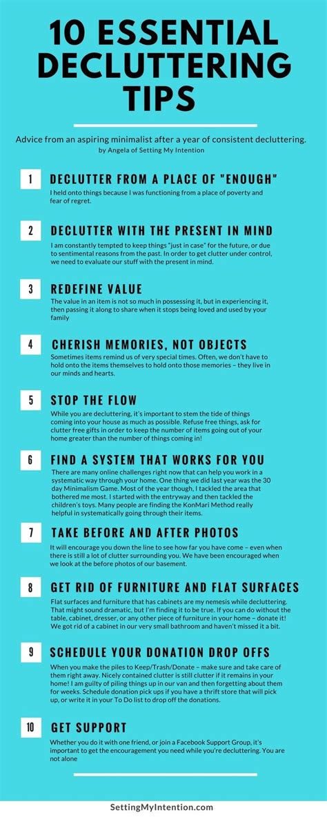 10 Lessons Learned After A Year Of Decluttering Setting My Intention Declutter Declutter