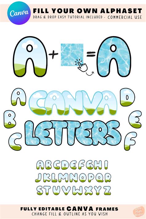 Canva Alphabet Frames Create Customizable Letter Templates With Ease