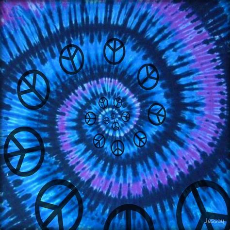 Spiral Peace Sign Tie Dye By Jessay Redbubble In 2024 Tie Dye