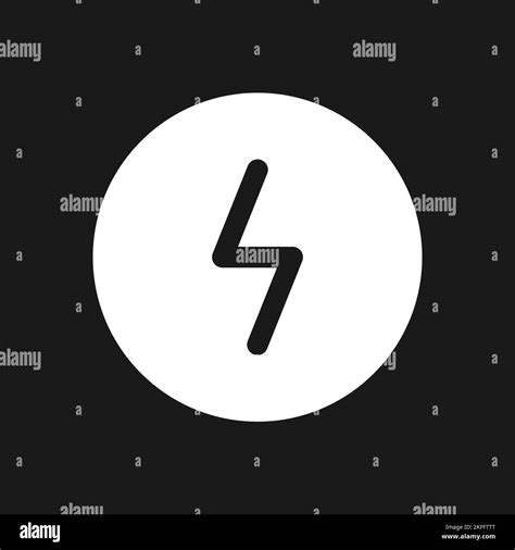 Dangerous Current Dark Mode Glyph Ui Icon Stock Vector Image And Art Alamy