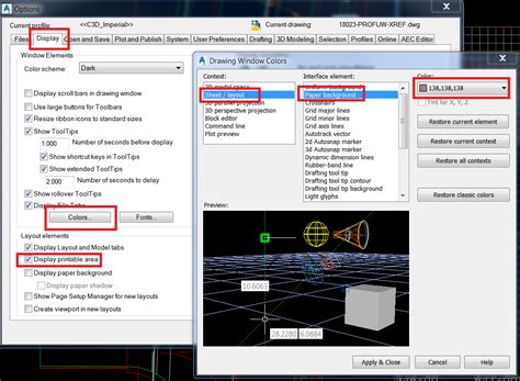 Solved Autocad Lt 2018 Paperspace Background Color Autodesk Community