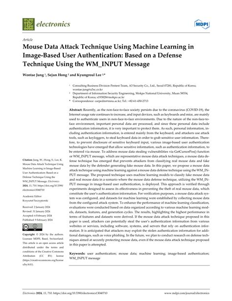 Pdf Mouse Data Attack Technique Using Machine Learning In Image Based User Authentication