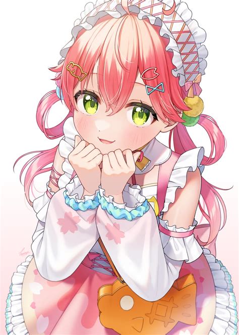 Sakura Miko Hololive Drawn By Tomozu Danbooru