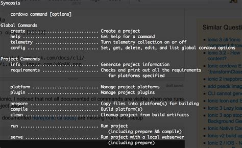 Ionic 23 Cordova Cli Commands Missing Stack Overflow