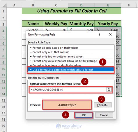 How To Fill Color In Excel Cell Using Formula Easy Ways ExcelDemy