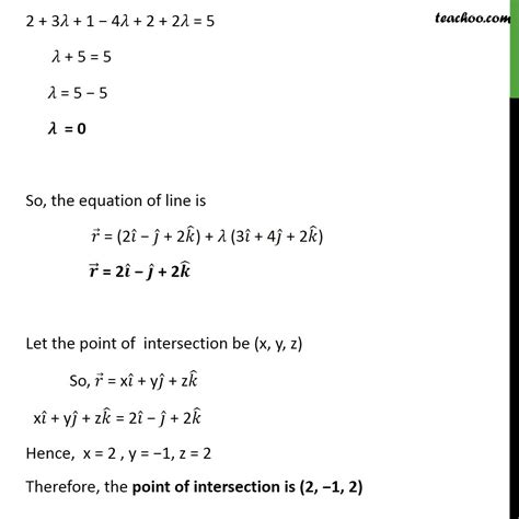 Misc Find Distance Of Point Of Intersection