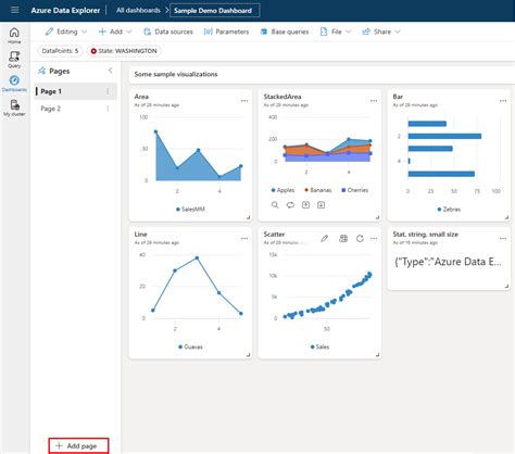使用 Azure 數據總管儀錶板將數據可視化 Azure Data Explorer Microsoft Learn