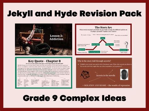 Jekyll And Hyde Tutoring Revision Pack Teaching Resources