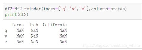 python pandas dataframe 常见操作大全 late whale的博客 csdn博客 dataframe 复制