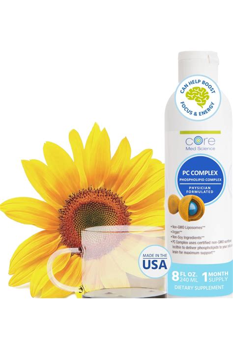 Core Med Science Phosphatidylcholine Supplement Liposomal Pc Complex