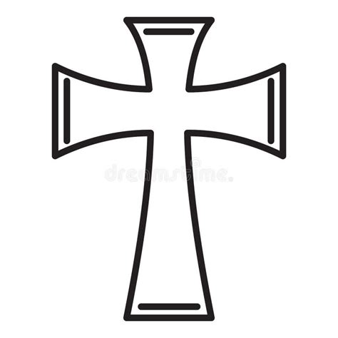 Simple Cross Icon Stock Vector Illustration Of Design 258091944