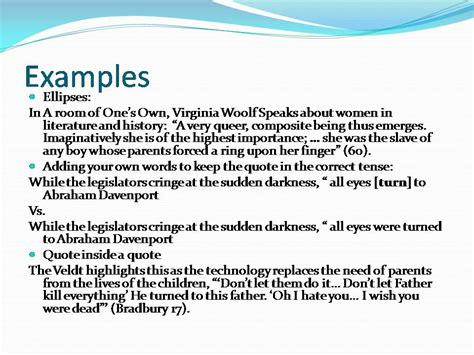 Embedding Quotes In Mla Quotesgram