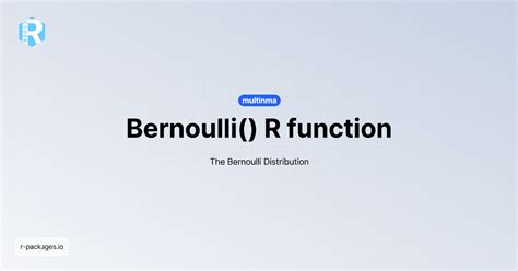 Bernoulli R Function From Multinma R Packages