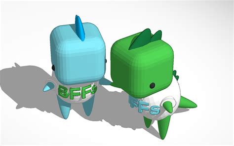 3d Design Claude And His Bff Rory Tinkercad