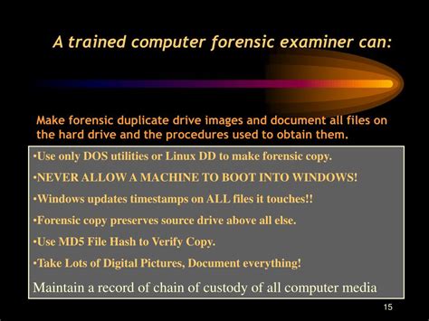 PPT Basic Computer Forensics For The Private Investigator PowerPoint Presentation ID
