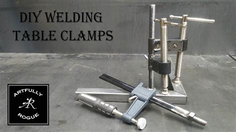 Diy Welding Table Clamps Youtube