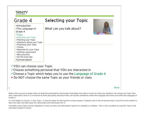 Grade 4 Trinity Trinity Present Continuous Tense Exam Day